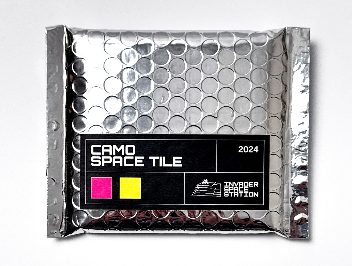 Camo Space Tile (Pink & Yellow) – Post Modern Vandal