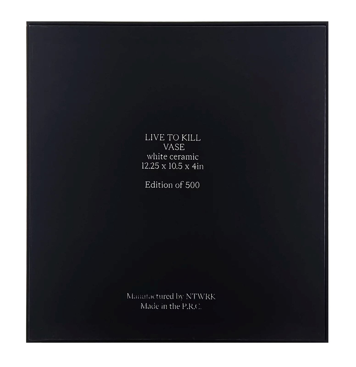 Live to Kill Ceramic Sculpture – Post Modern Vandal