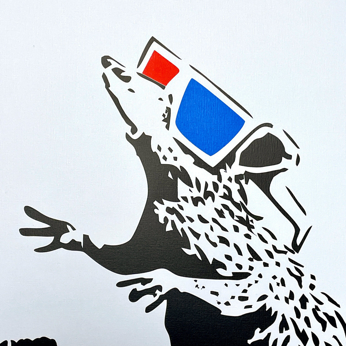 3D Red Square Rat – Post Modern Vandal