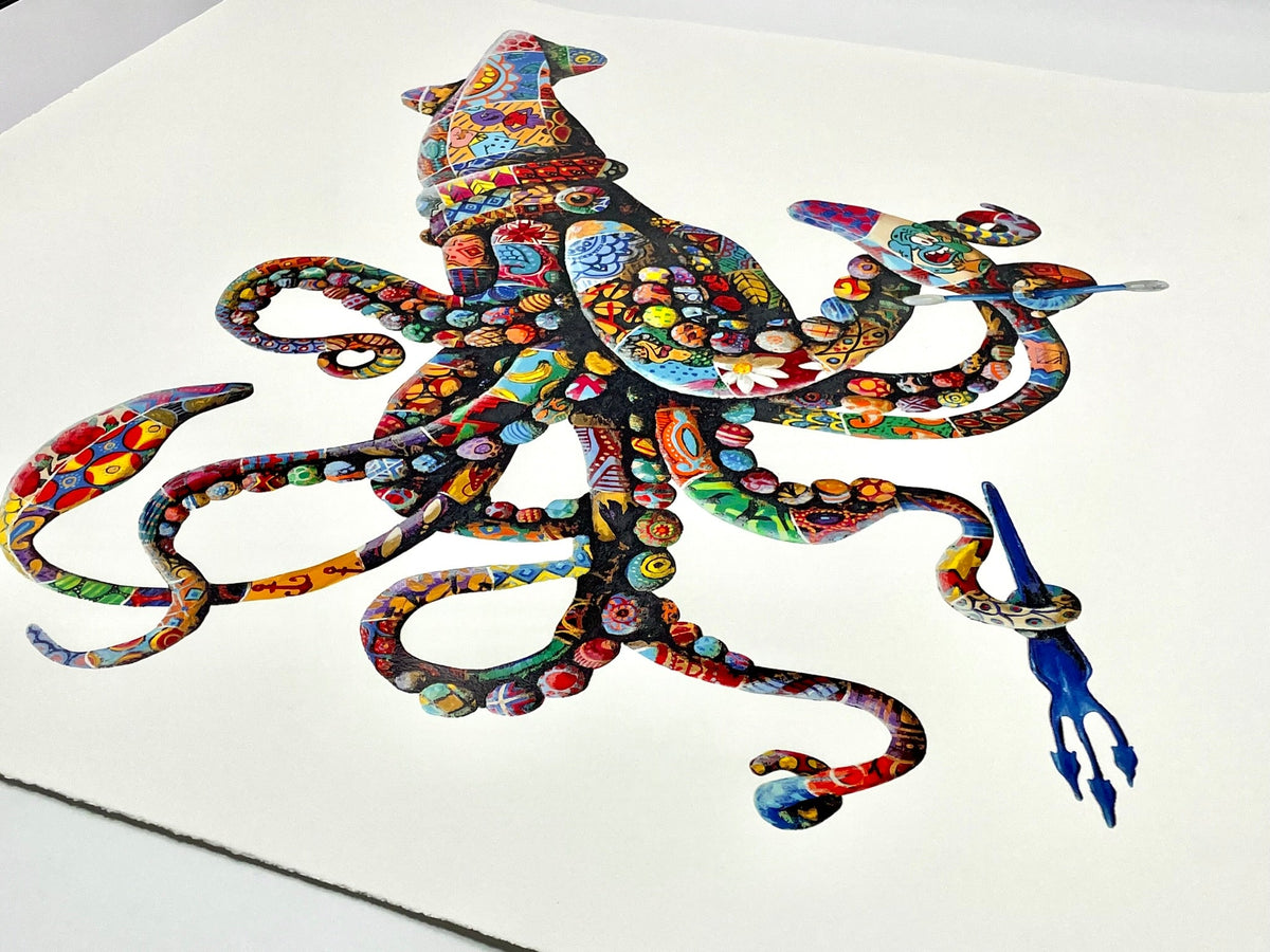 Cyan Tipoff (Hand Finished) – Post Modern Vandal