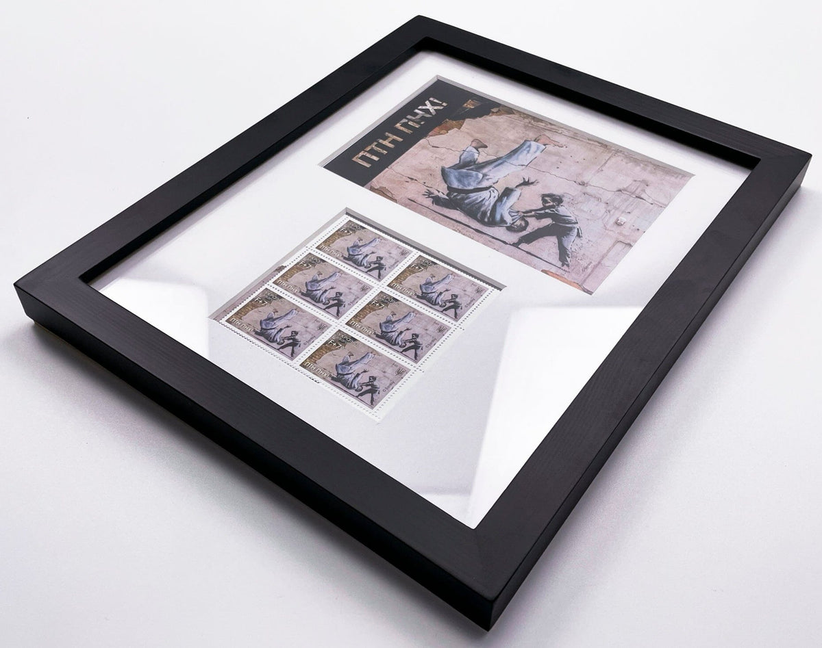 FCK PTN Complete Framed Set (Postcard + 6 Stamp Sheet) – Post Modern Vandal