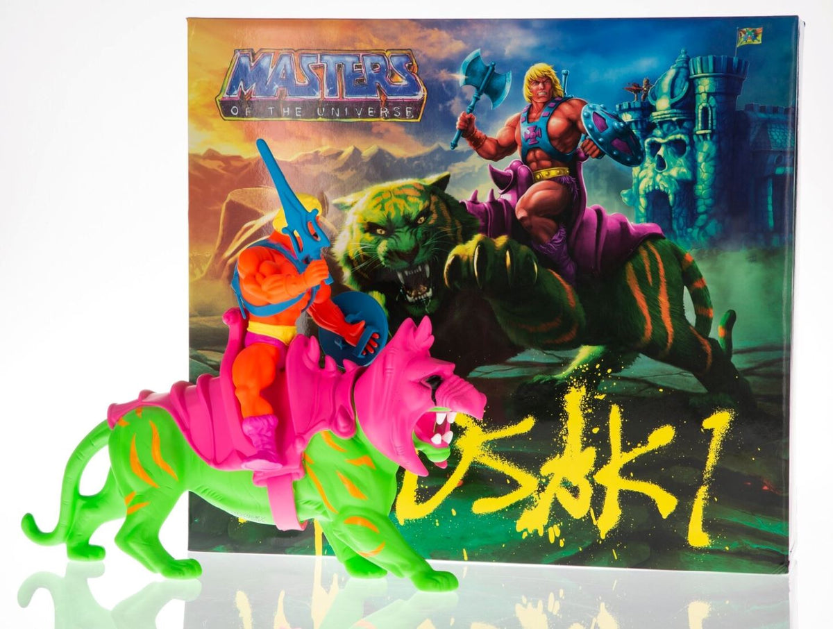He-Man and Battle Cat 17" Art Figure Set – Post Modern Vandal