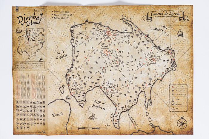 Invasion Map of Djerba Island – Post Modern Vandal