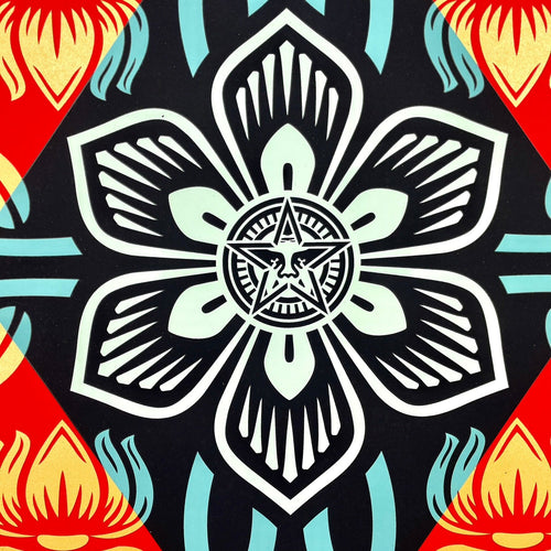 Obey Floral Print